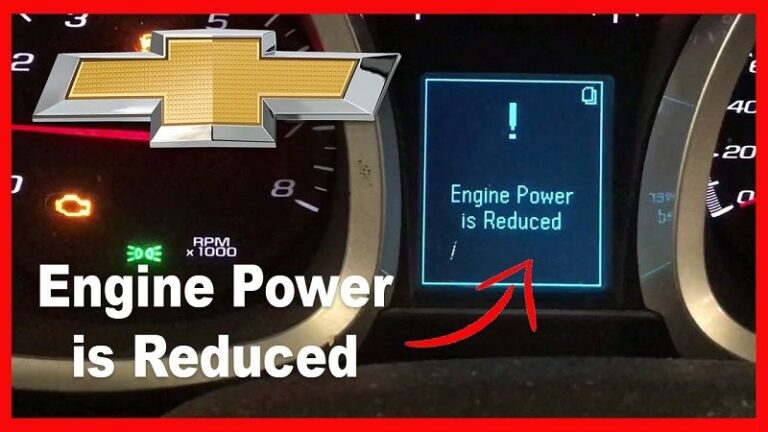 Engine Power Reduced Chevy Equinox | Mechanic Guide