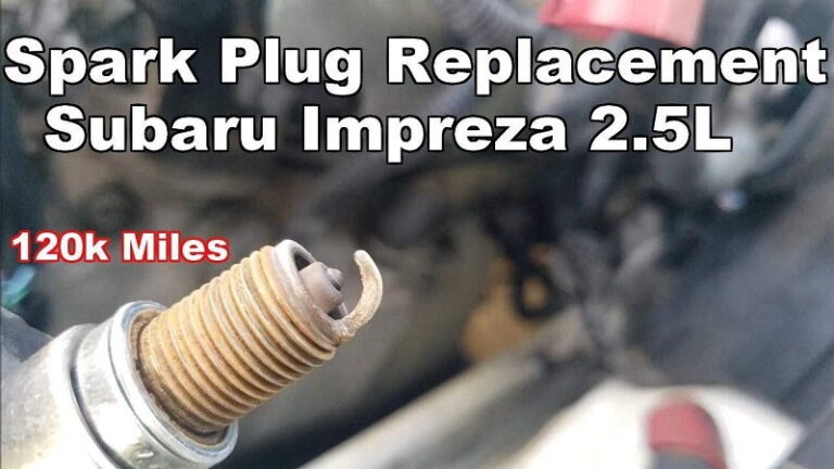 Subaru Spark Plug Replacement | Mechanic Guide