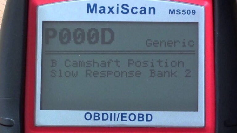 P000D Code: "B" Camshaft Position Slow Response Bank 2 | Mechanic Guide