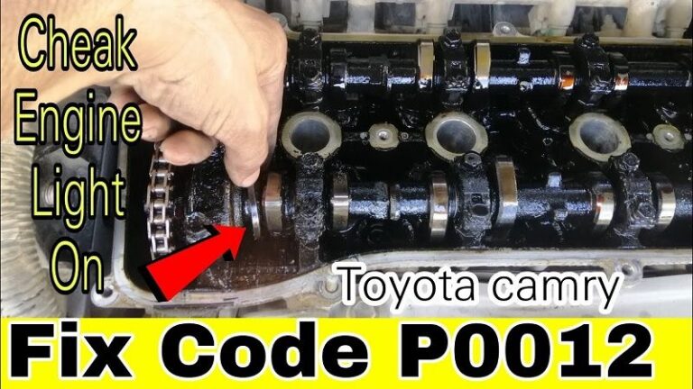 P0012 Code "A" Camshaft Position - Timing Over-Retarded (Bank 1 ...