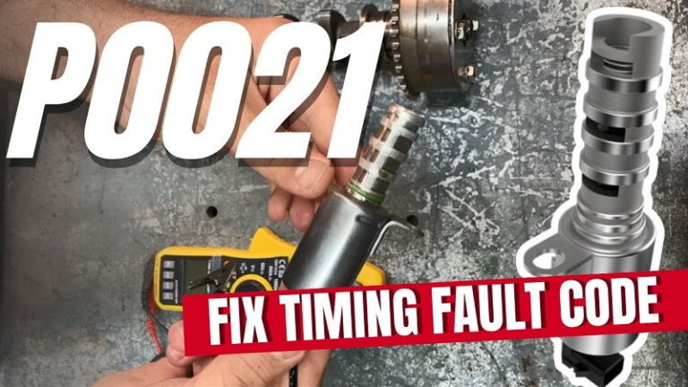 P0021 Code "A" Camshaft Position - Timing Over-Advanced or System ...